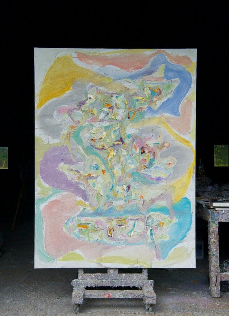 Paintings in the studio – Marc Mulders