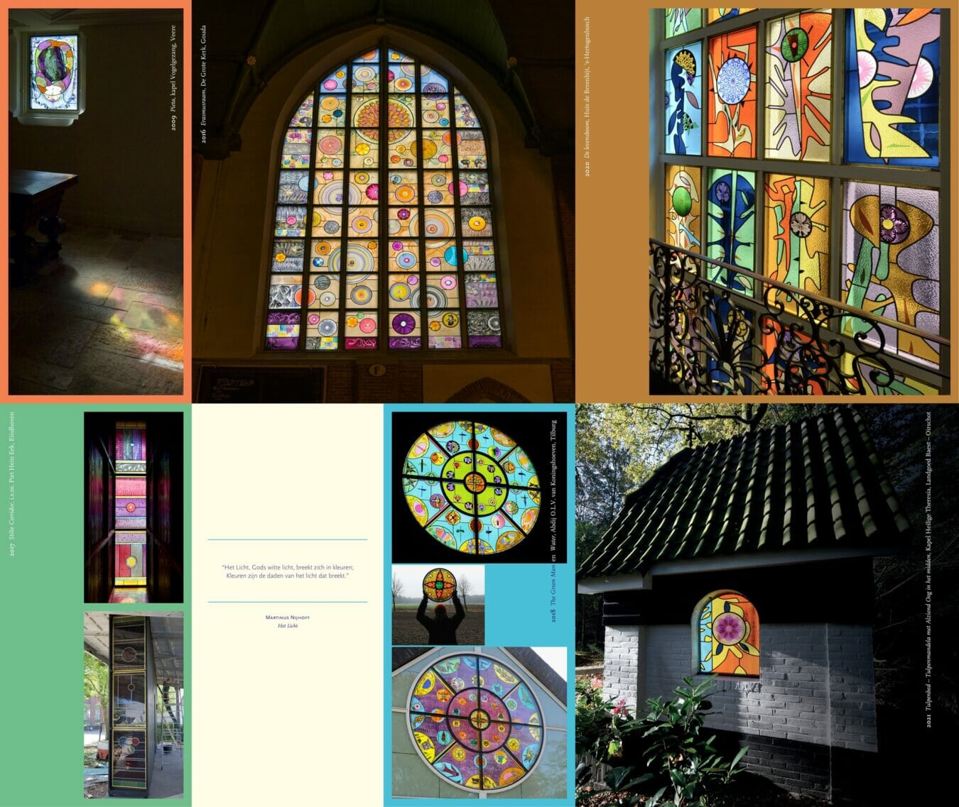Brochure Marc Mulders. glas-in-loodramen – Marc Mulders